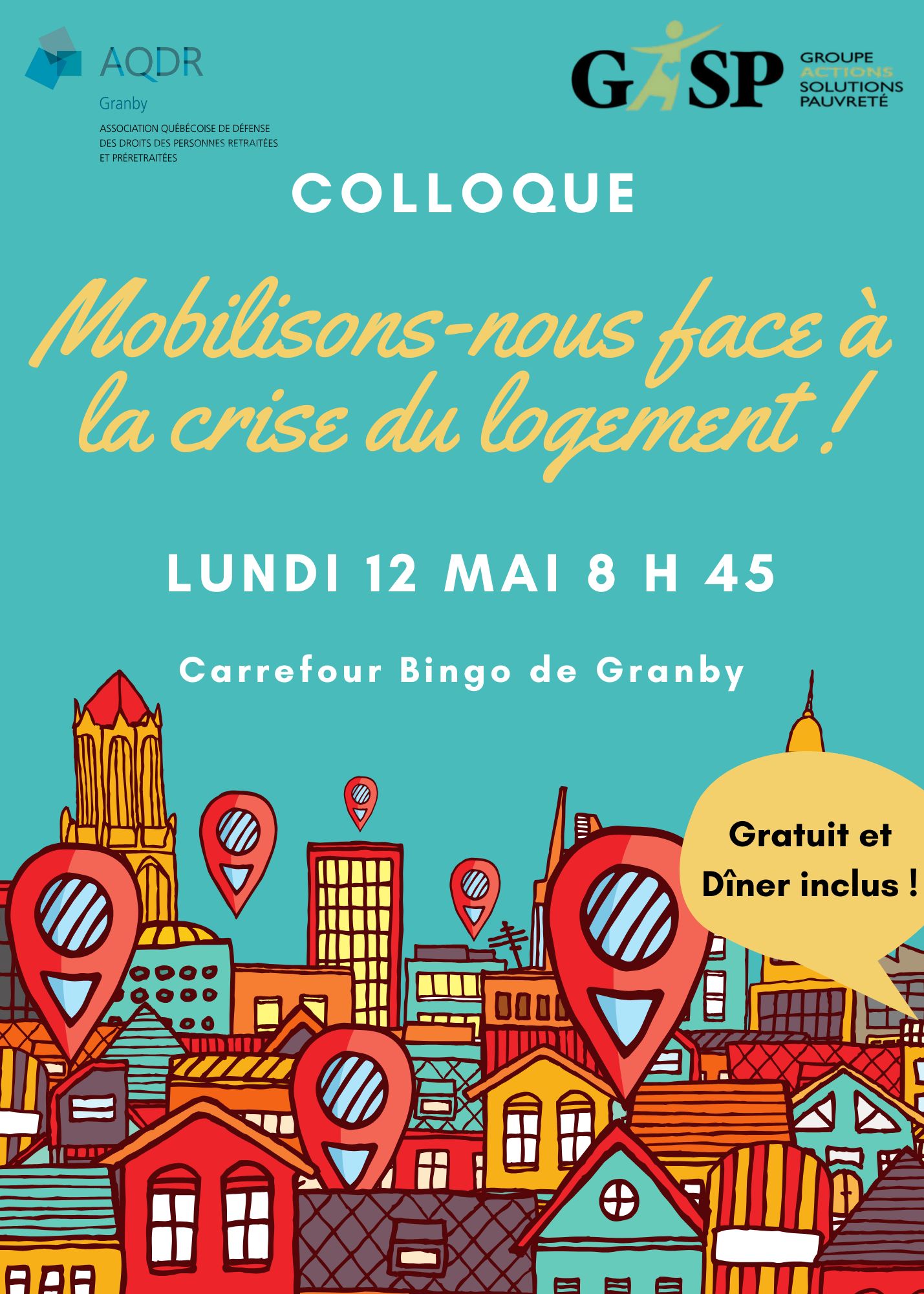 INVITATION AU COLLOQUE SUR LA CRISE DU LOGEMENT Mobilisons-nous face à ...